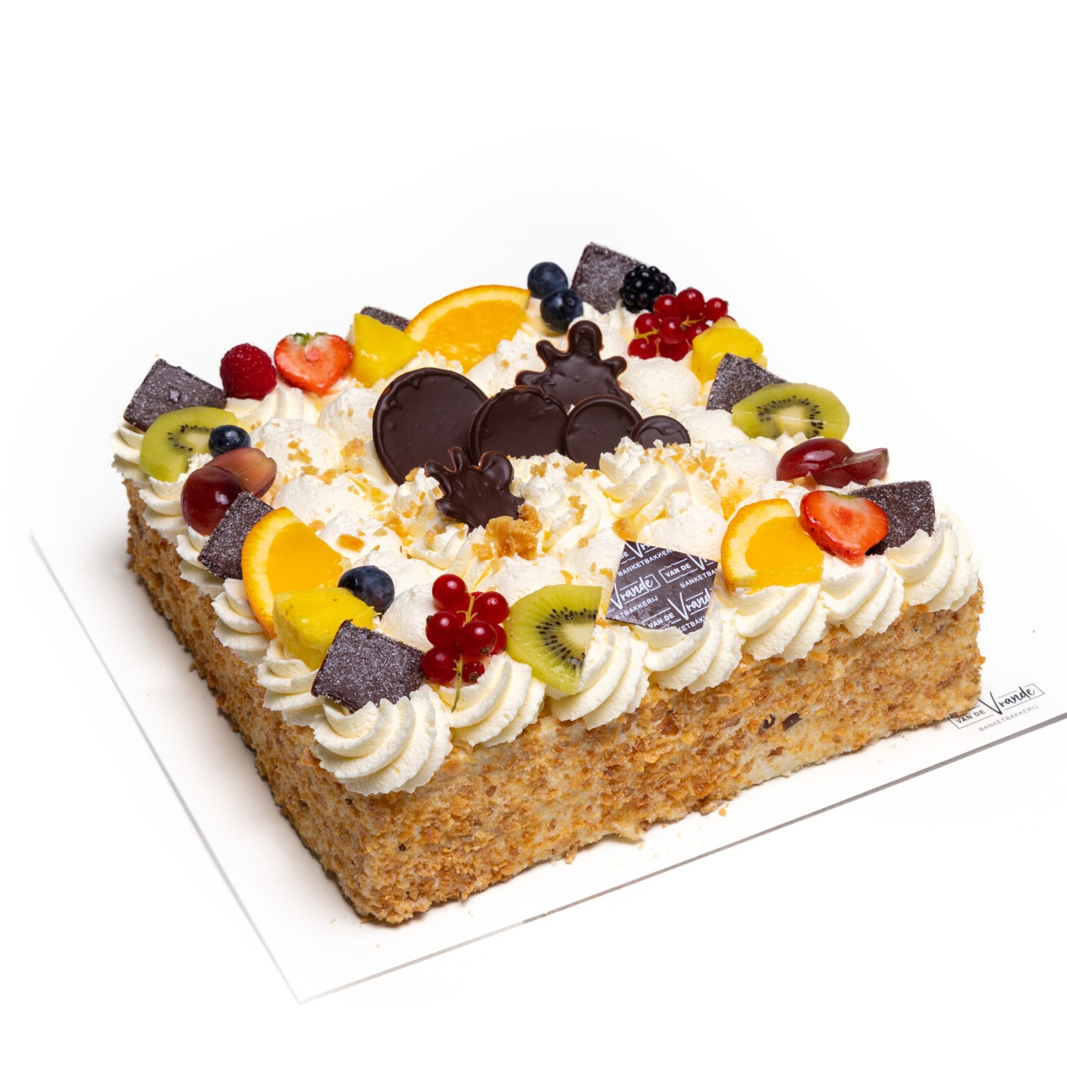 Slagroomtaart vierkant – Banketbakkerij van de Vrande